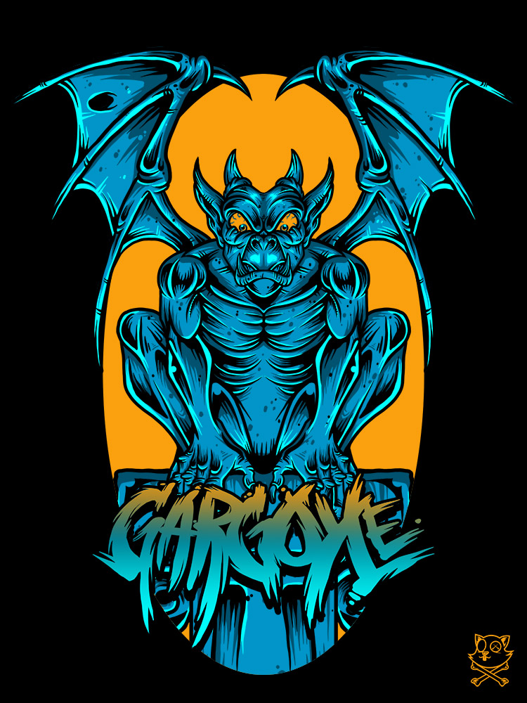 Gargoyle - T-Shirt Design BY Aldrin 24513 - Designhill