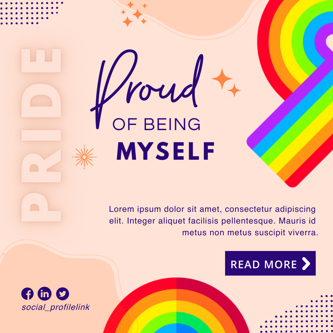 Pride Celebration Social Media Design Challenge 2021 | Designhill