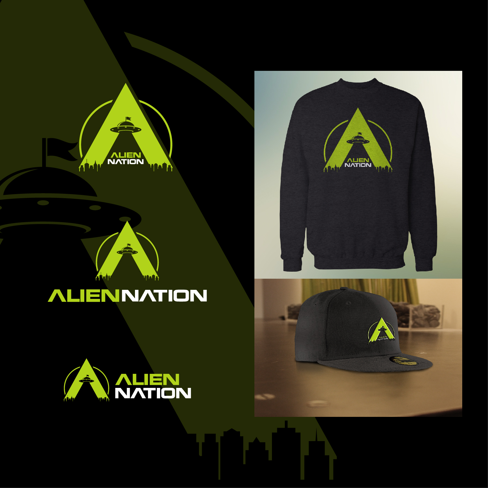 Alien Nation Logo Design By Z Creative 56584 - Designhill