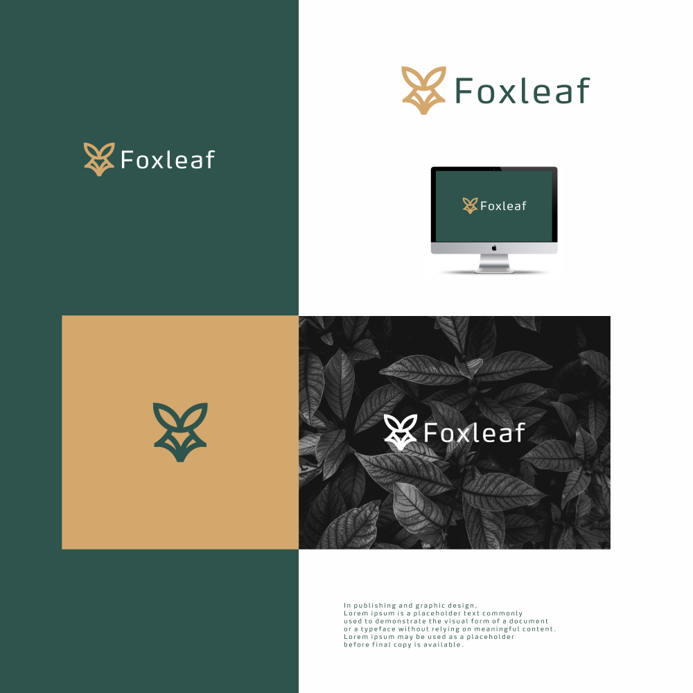 Fox Leaf Logo - Logo Design BY Grizlly 339893 - Designhill