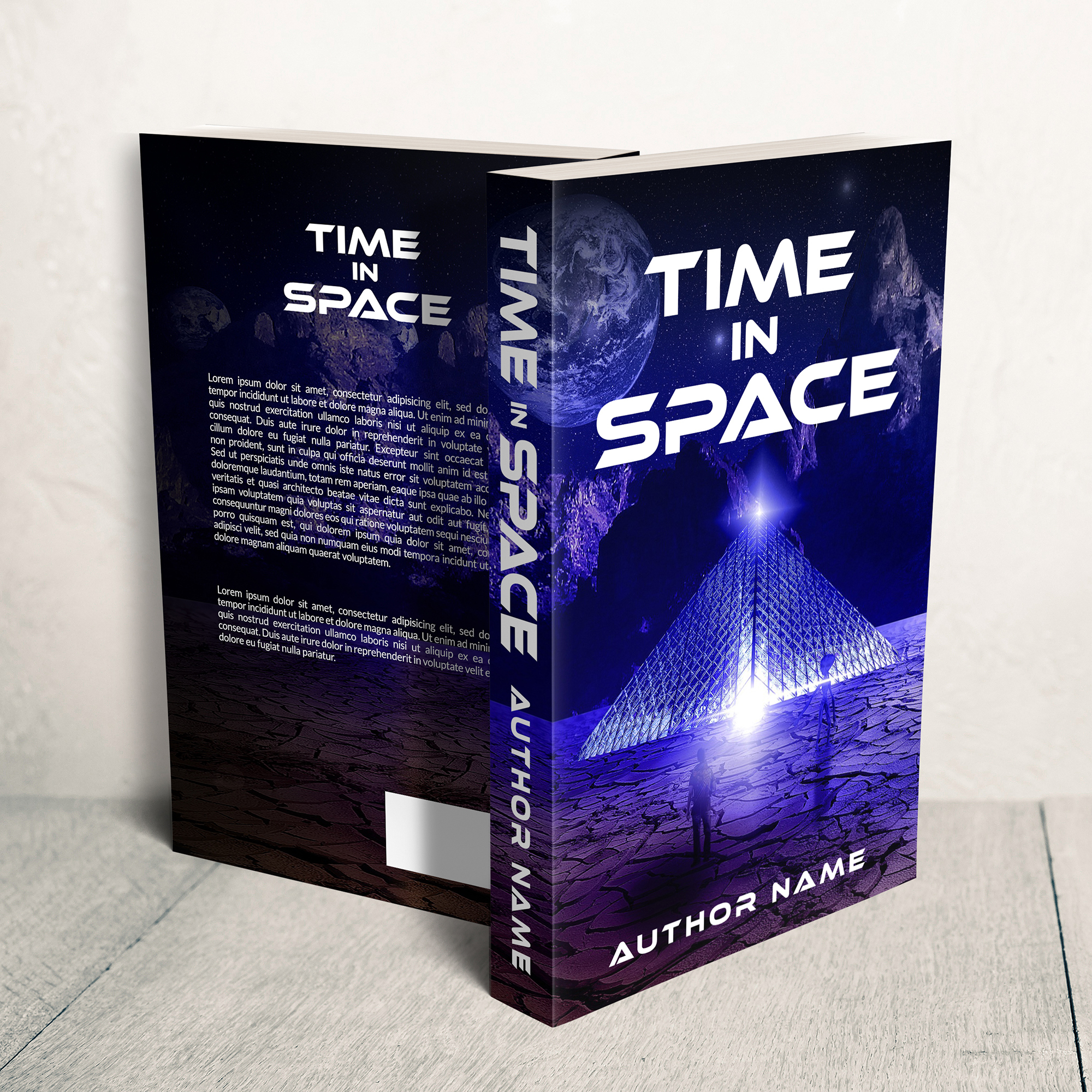Time In Space - Book Cover Design BY Celadon 397326 - Designhill