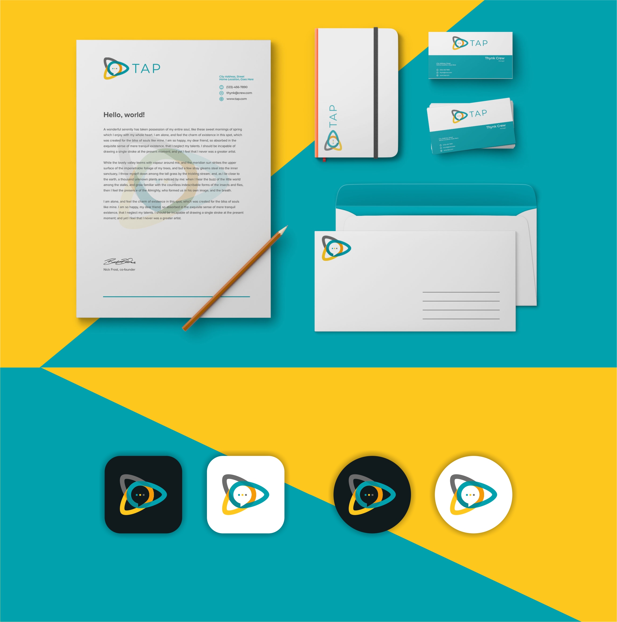 TAP Brand Identity By Nupail Khatami 372766 - Designhill