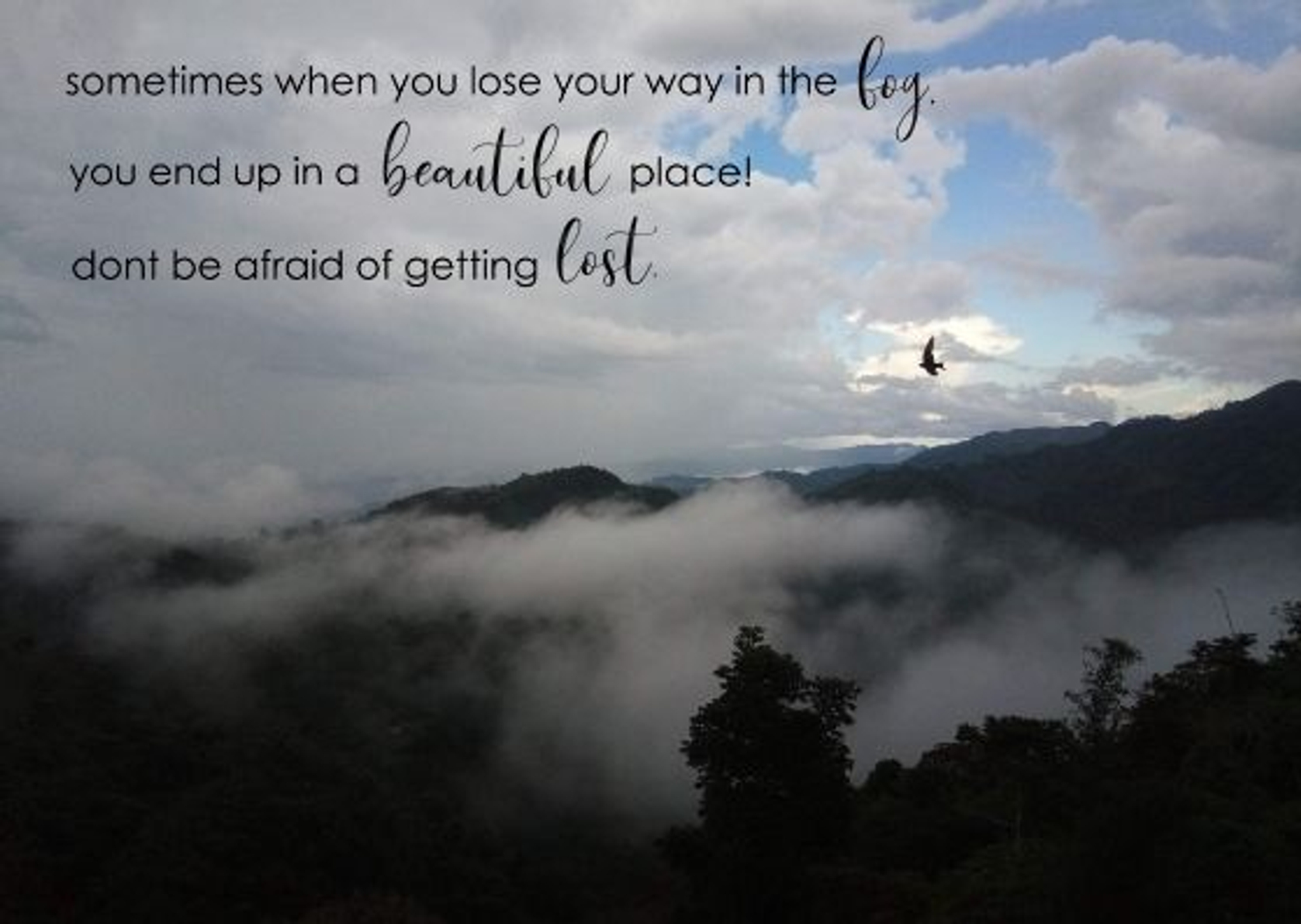 Fog Postcard By mary mae dagwayan 283356 - Designhill