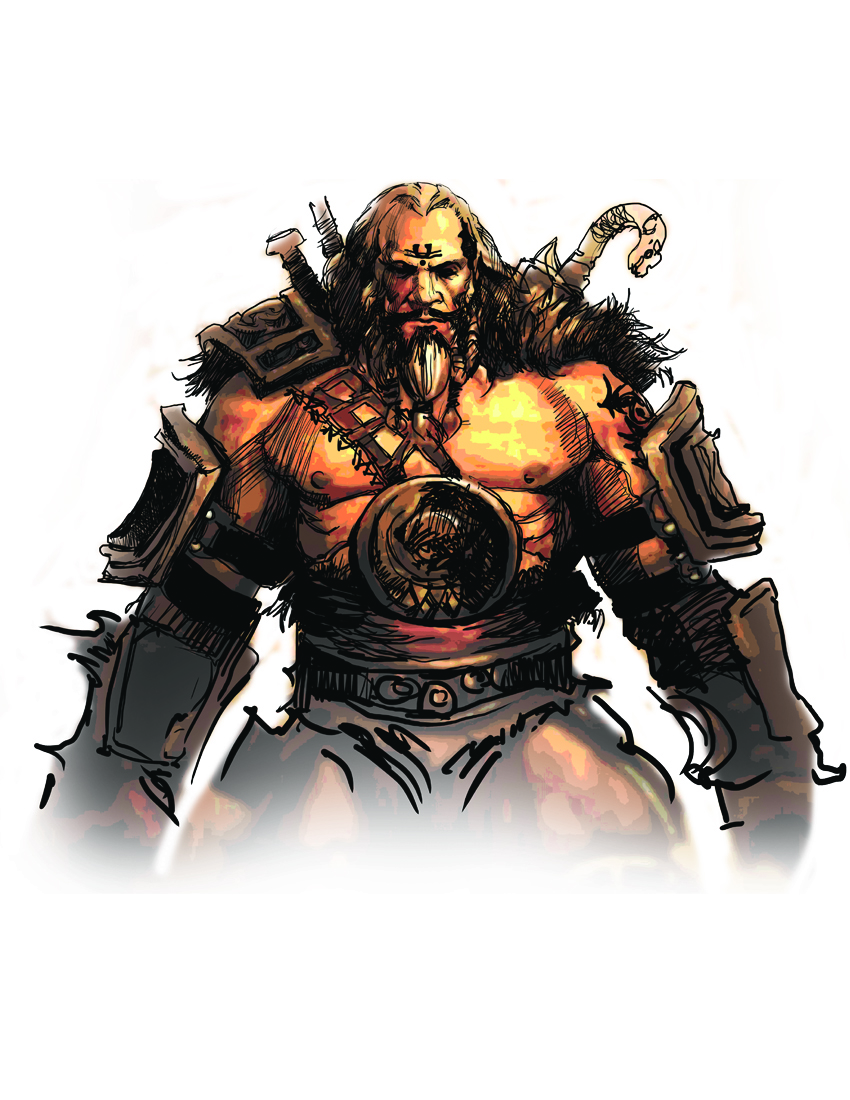 Illustrator Manual Sketch Of A Barbarian By Nilabja Bhattacharya 18951 ...