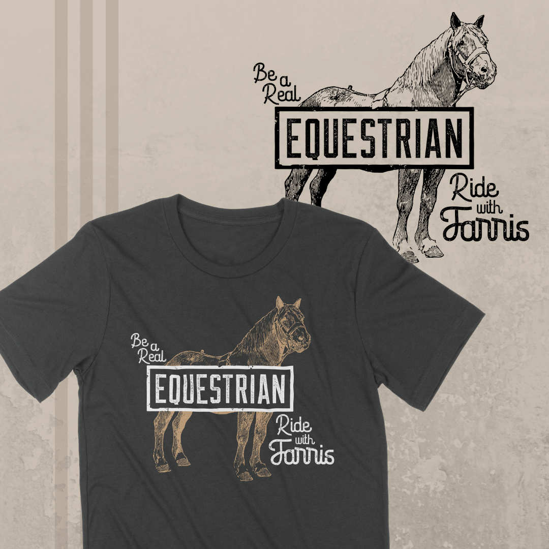 Equestrian Tshirt Design By Aaronbesonmedia 390880 - Designhill
