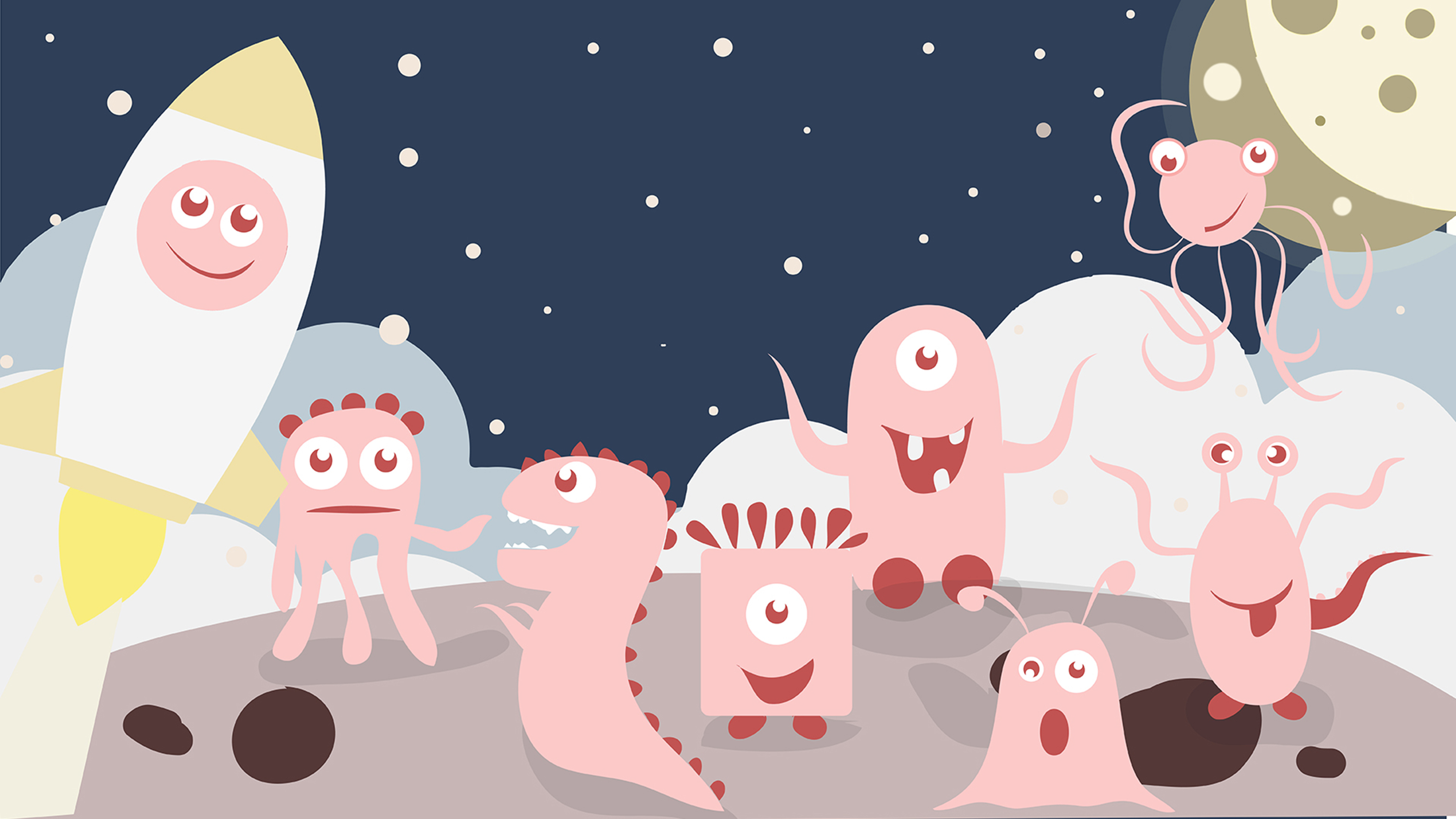 Alien Zoom Background By Nicole Weatherby 237641 - Designhill