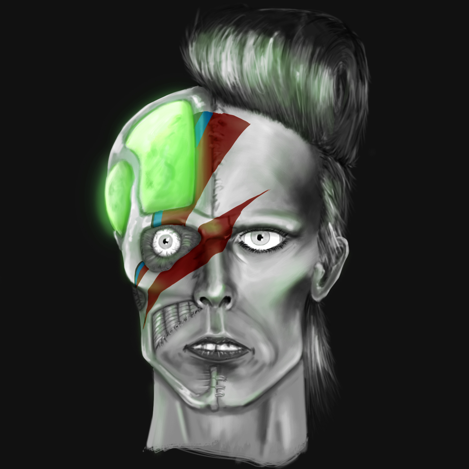 Robot Bowie By Octavio Sebastián 120674 - Designhill