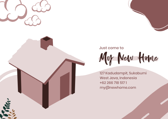 Change of Address Card Design Challenge 2021 | Designhill Studio