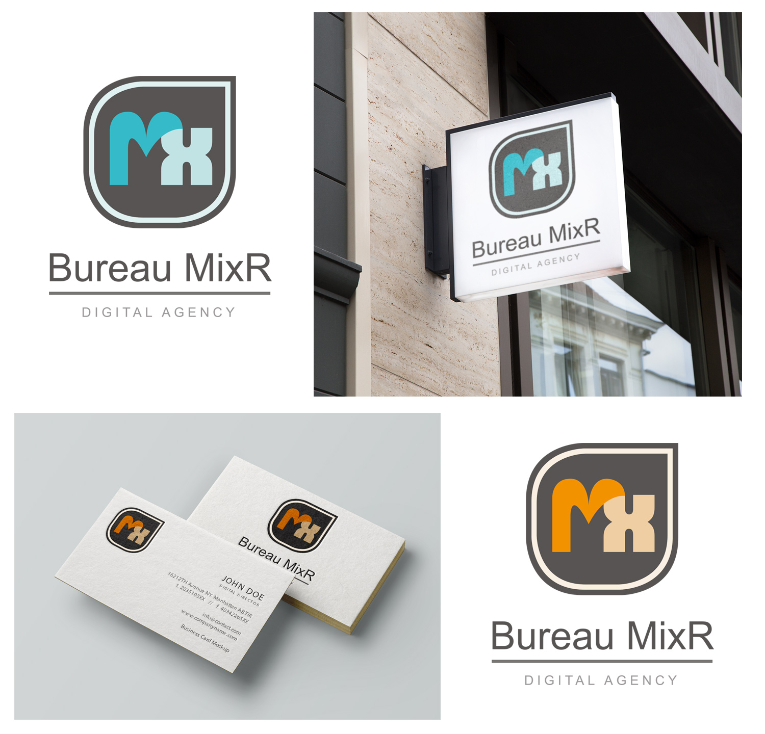 Logo Concept For Bureau MixR By Serene-dipity 24958 - Designhill