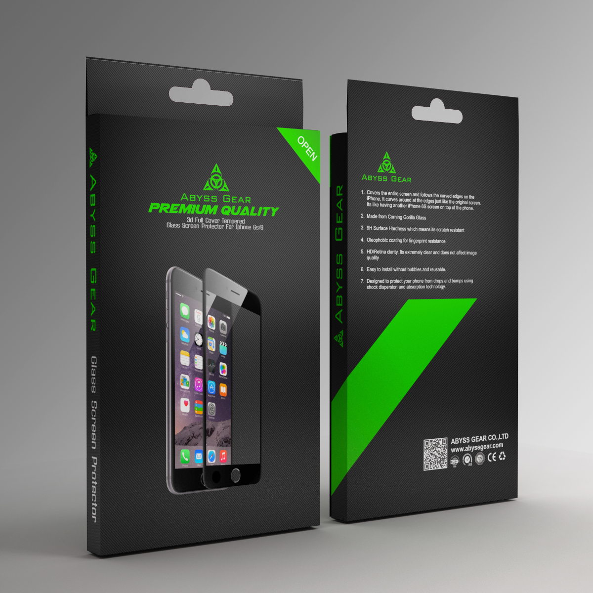 Package For Tempered Glass Screen Protector For IPhone - Packaging ...