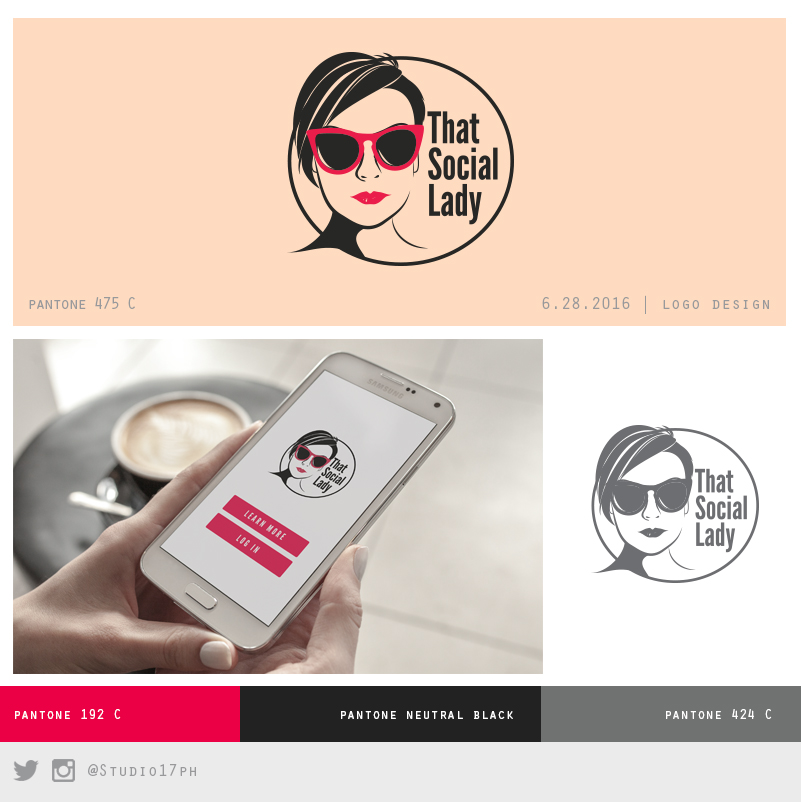 That Social Lady Logo By Studio 17 9536 - Designhill