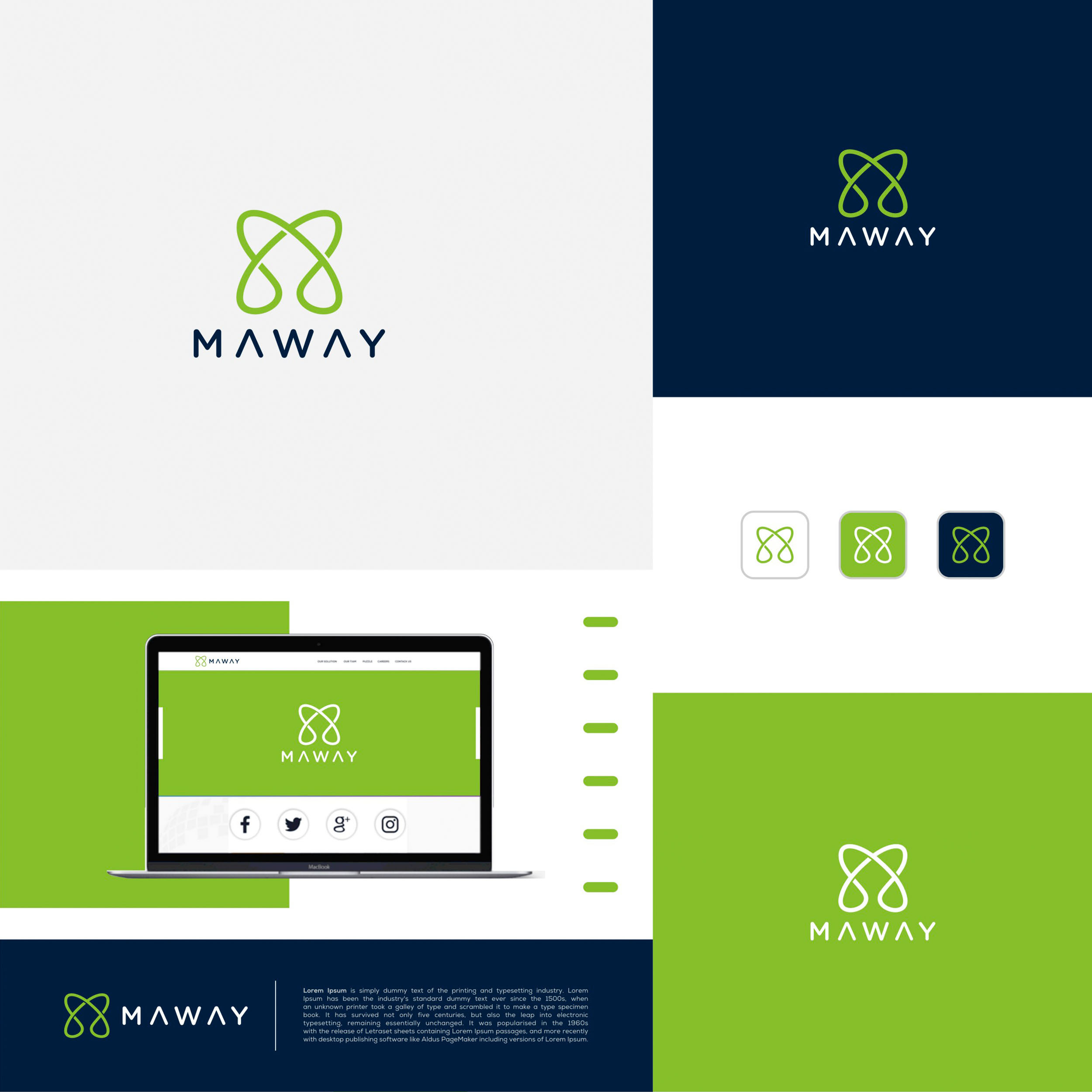 Letter M Connect Solutions Your Internet By Dekwa 369235 - Designhill