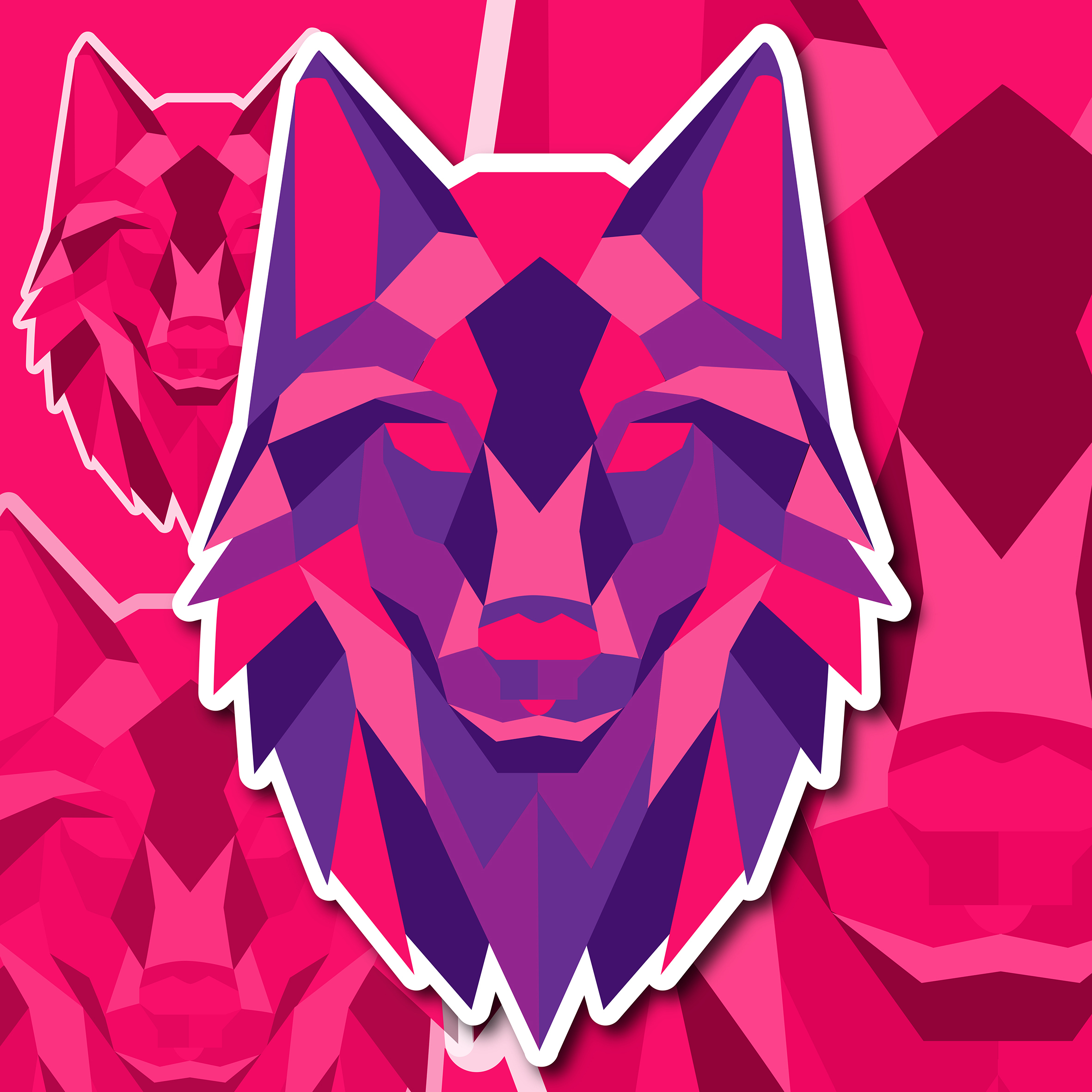 Geometric Wolf By Erika Lupino 277310 - Designhill