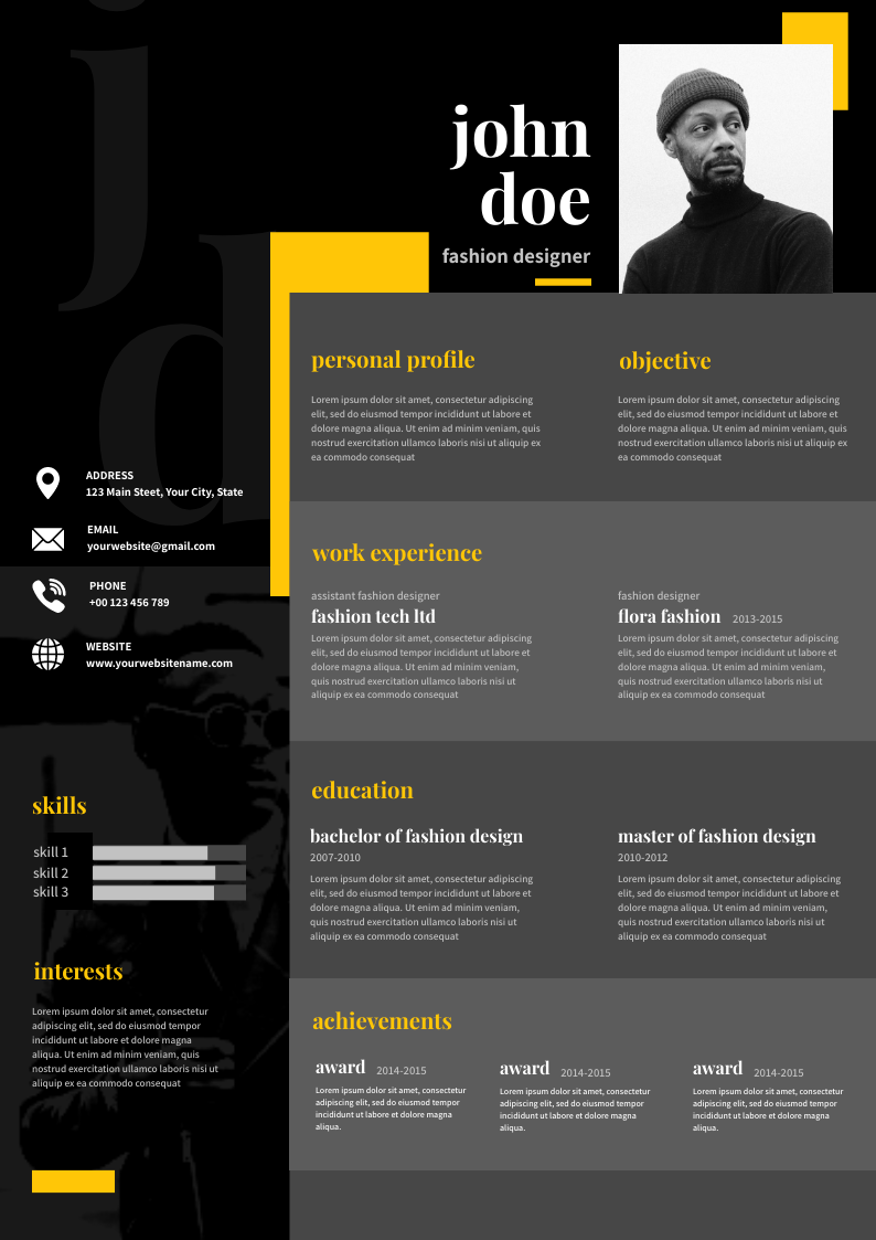 Fashion Designer Professional Resume By Sushant Dhanwade 350206 ...