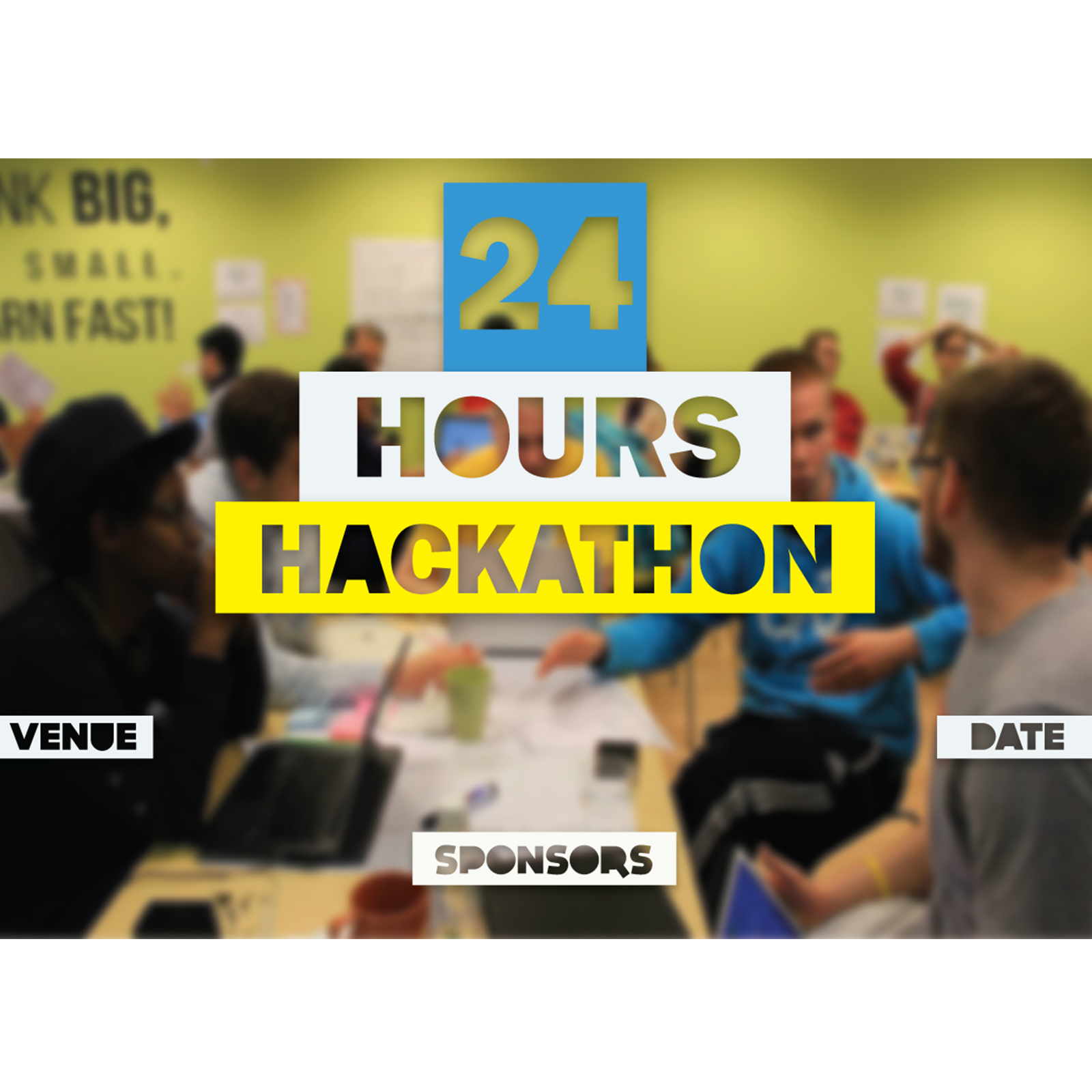 Hackathon Poster Template - Advertisement Design Inspiration - 5798 by ...