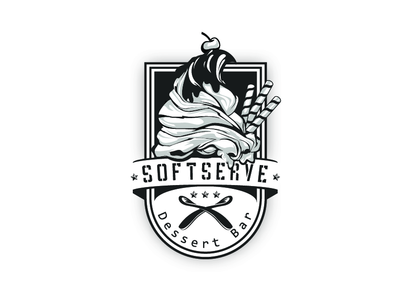 Softserve Dessert Bar Logo By Junalison 35559 - Designhill