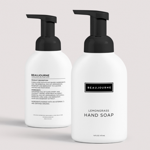 Luxury Hand Soap Label Design