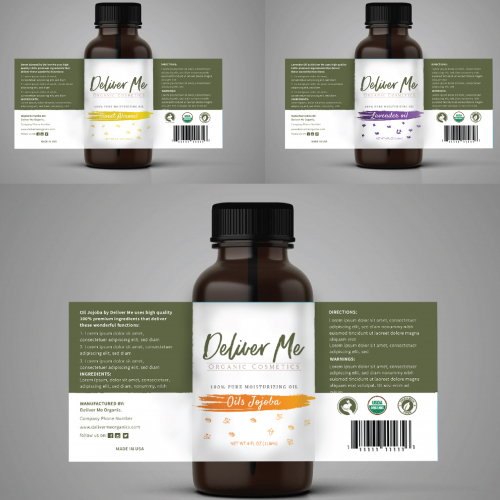 Cosmetics & Beauty Label Design required