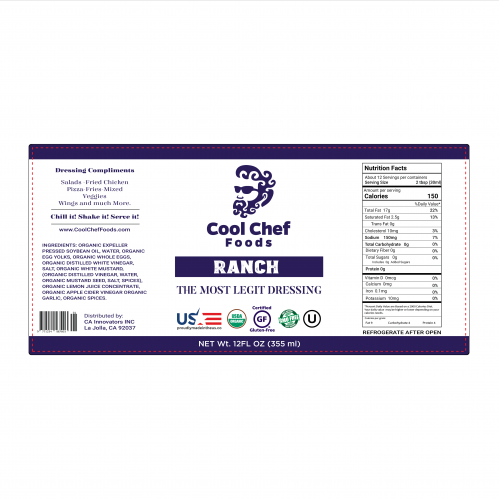Food & Drink Label Design required